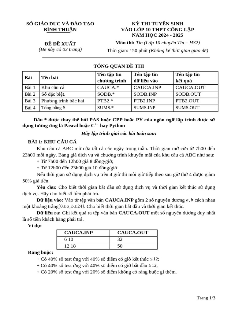 De de xuat Tuyen 10_2024 | PDF