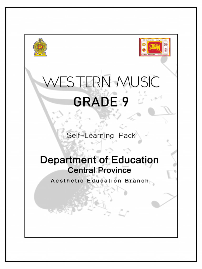 1 Western Music Self Learning Pack | PDF | Minor Scale | Clef