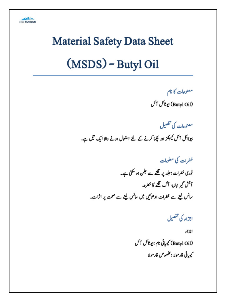 Material Safety Data Sheet (3) | PDF