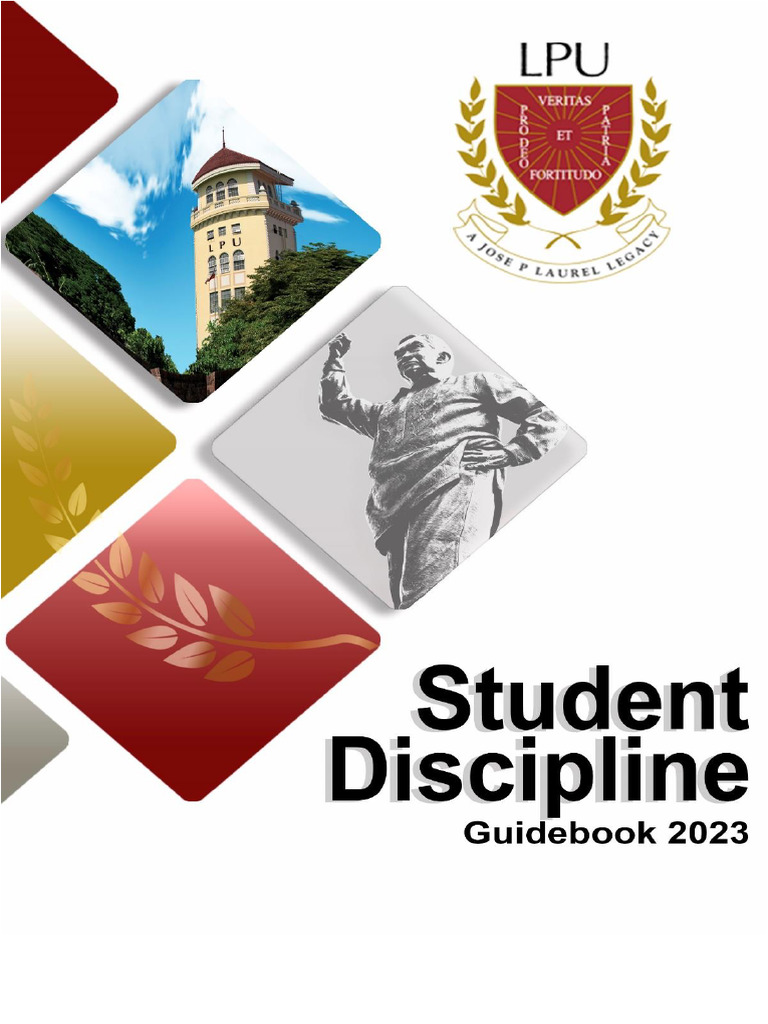 LPU Student Discipline Guidebook 2023 | PDF | Disciplines | Probation