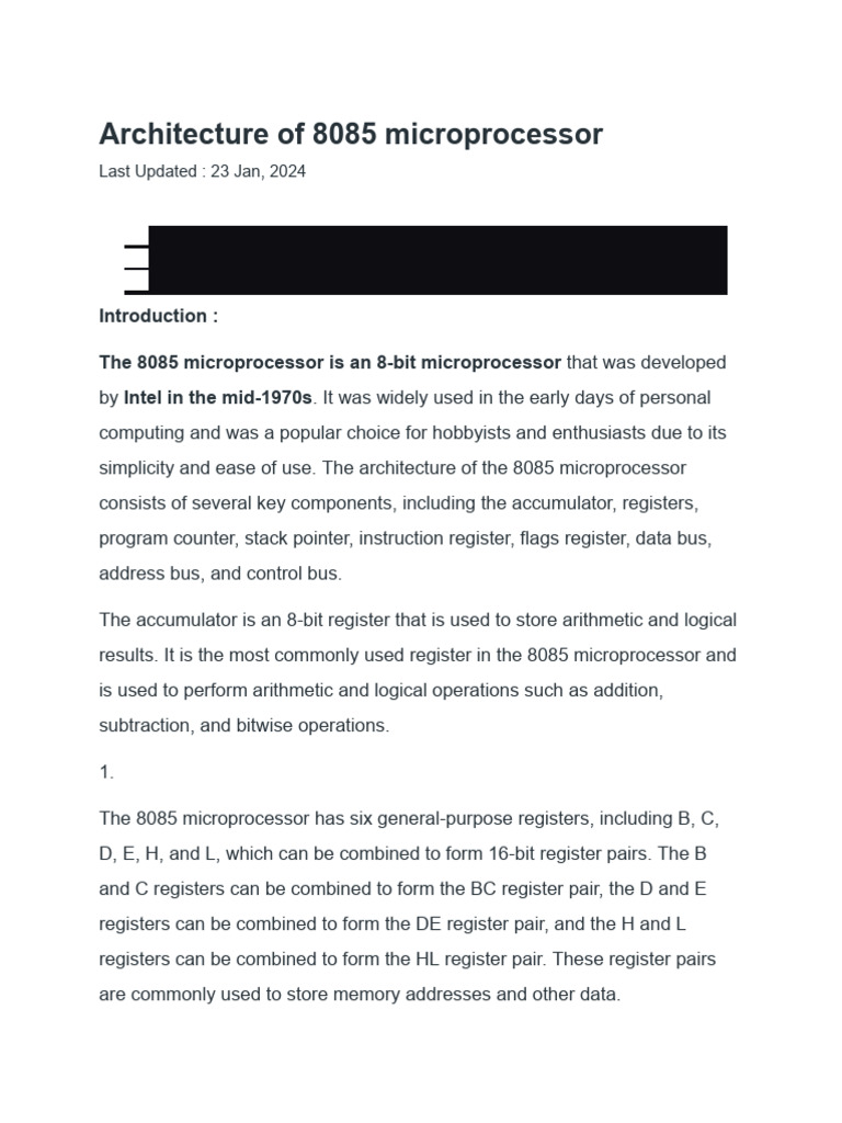 Untitled Document | PDF | Microcontroller | Central Processing Unit
