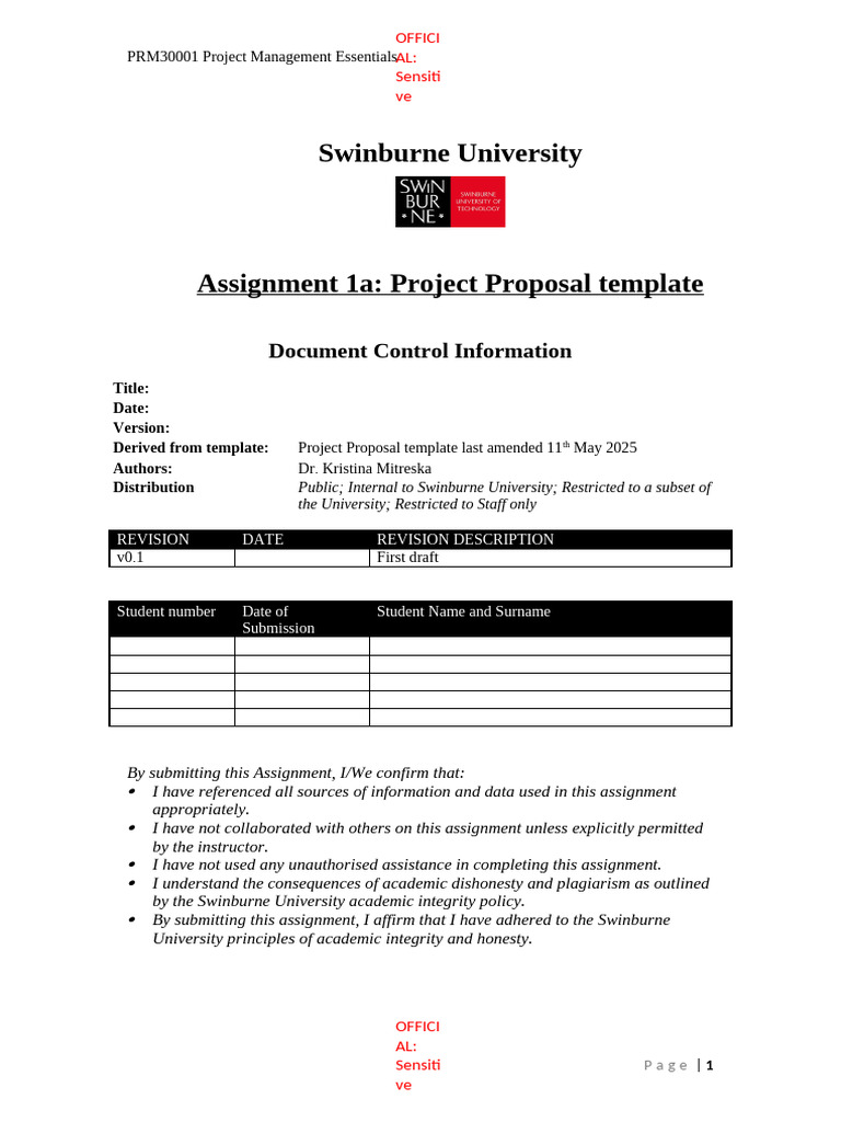 Project Business Case Proposal Template | PDF | Project Management | Risk