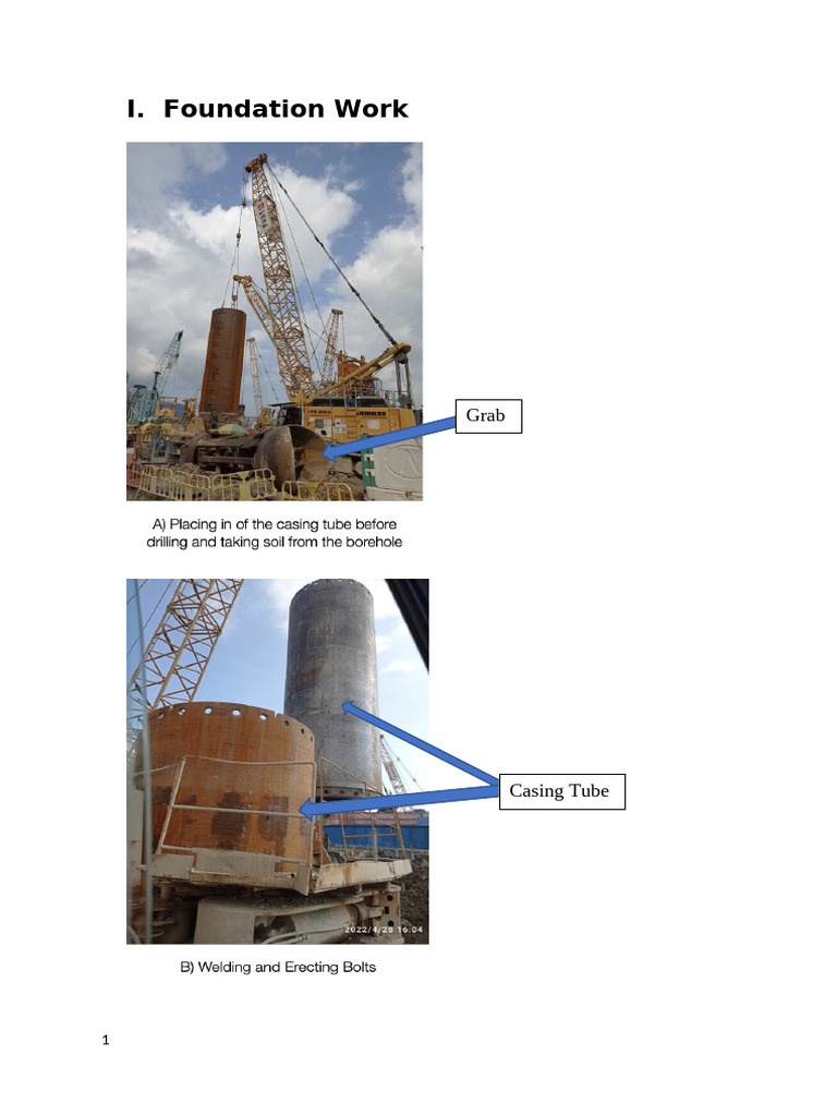 Material Used - Foundation and Superstructure | PDF | Concrete | Deep Foundation