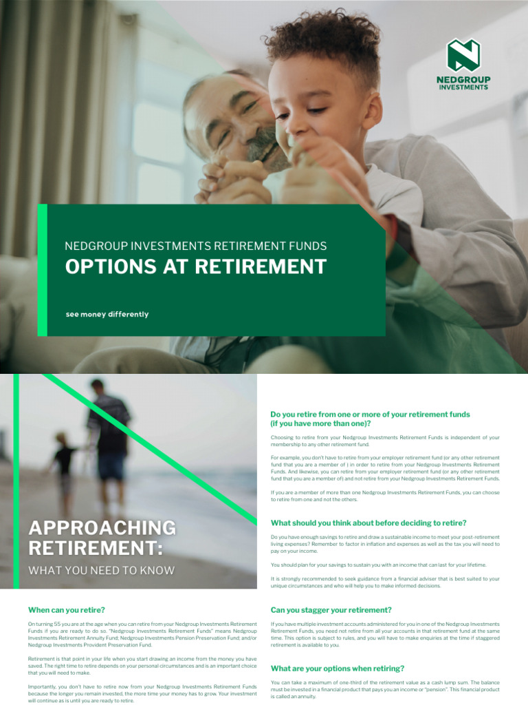 Retirement Options with Nedgroup Funds | PDF | Life Annuity ...