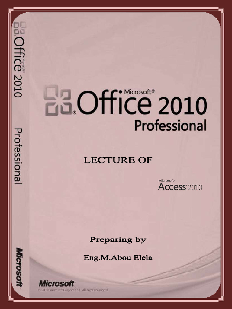Office Access 2010 | PDF