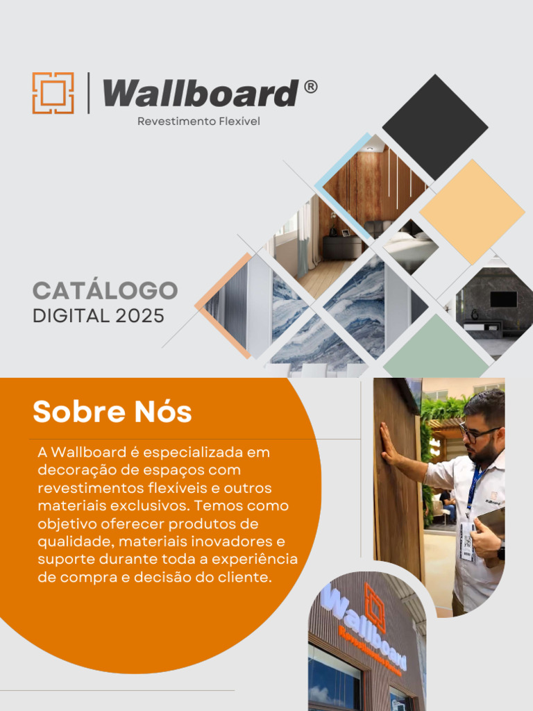 Catálogo Digital Wallboard | PDF | Materiais