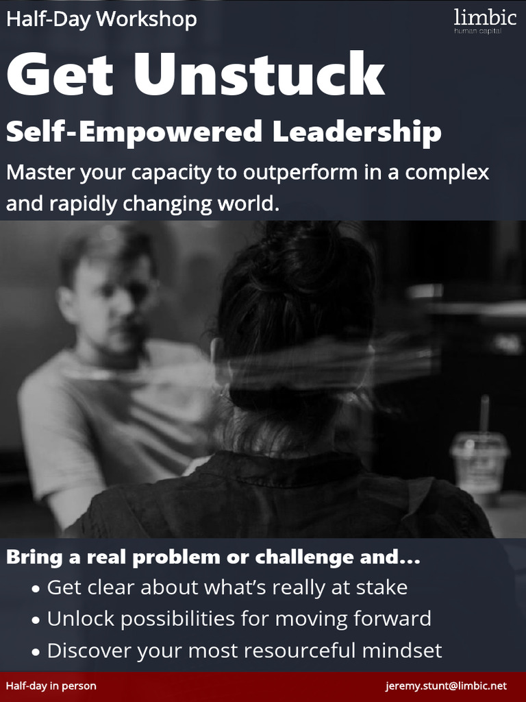 Get Unstuck- Leadership Workshop | PDF | Leadership | Behavior