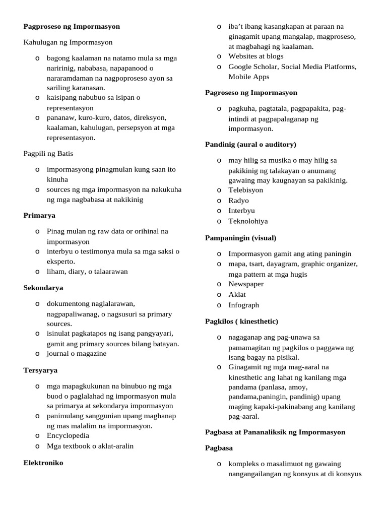 Outline Komfil | PDF