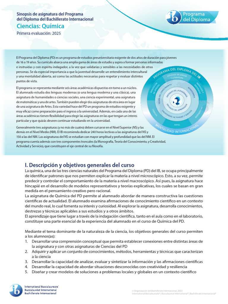 Quimica Ib | PDF | Ciencias fisicas