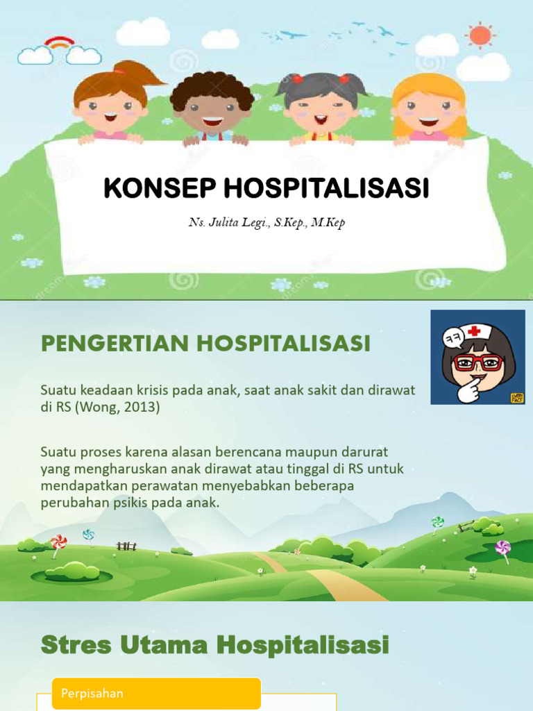 2.konsep Hospitalisasi | PDF