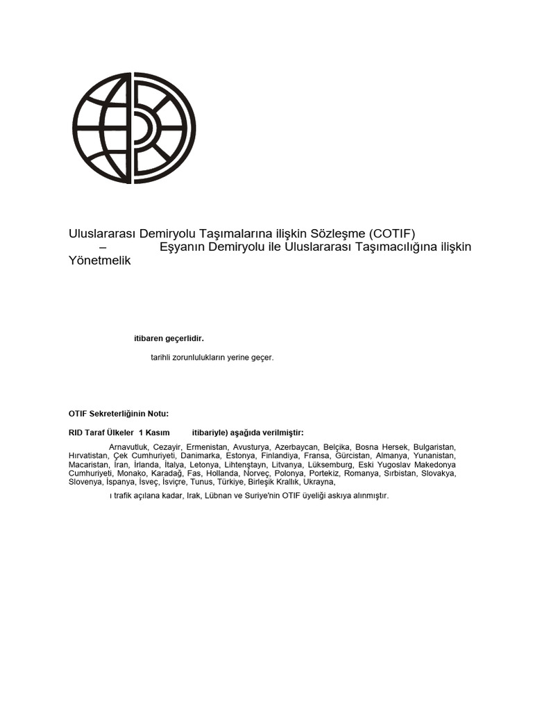 Rid 2021 Turkce Degisiklikler Vurgusuz | PDF