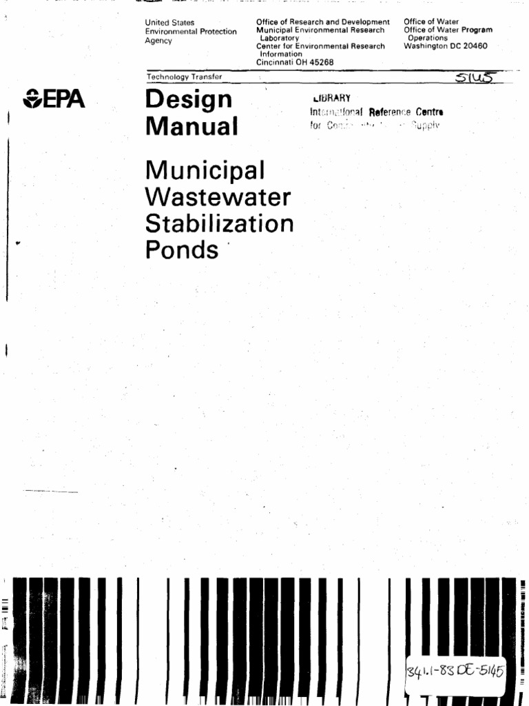 Municipal WW design manual-USEPA | PDF | Sewage Treatment | Cyanobacteria
