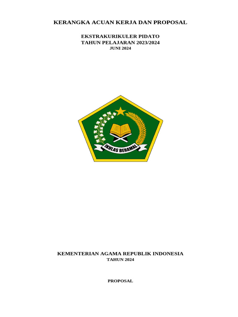 contoh pendahuluan proposal | PDF