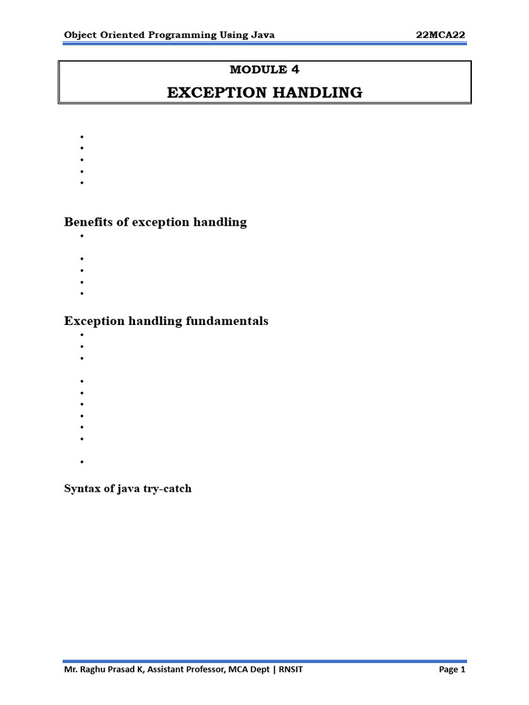 Mca Scheme 2022 2nd Sem Java Module 4 Pdf Class Computer Programming Inheritance