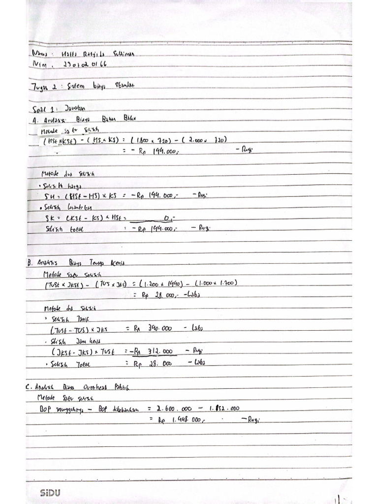 PMM AKB - Hatta Rasyida Sulaiman - Tugas 2 | PDF