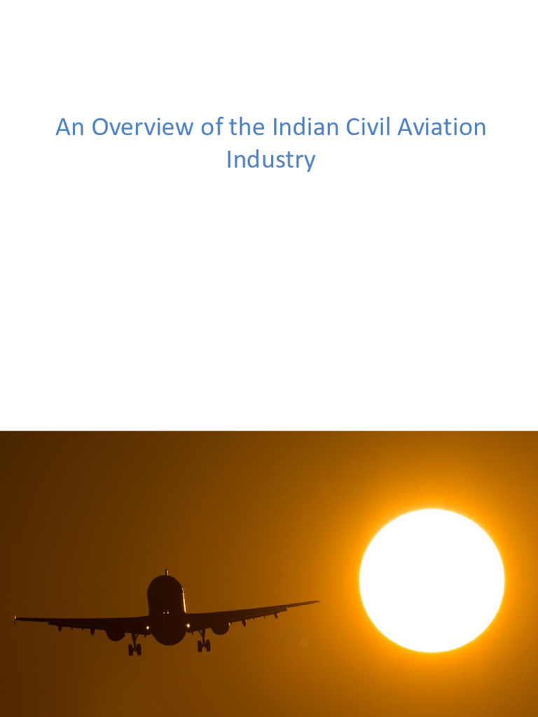 Overview of The Indian Civil Aviation Industry | PDF | Aviation | Airport