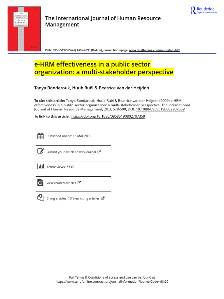 04-e-HRM Effectiveness in A Public Sector Organization - A Multi ...