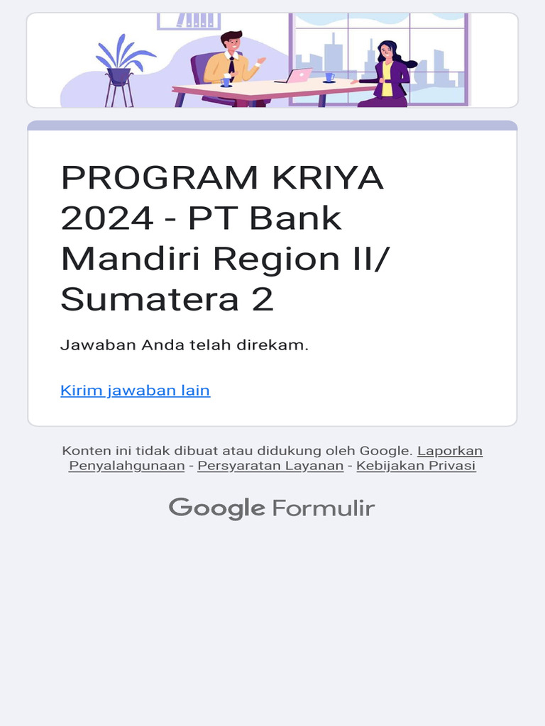 PROGRAM KRIYA 2024 - PT Bank Mandiri Region II Sumatera 2 | PDF