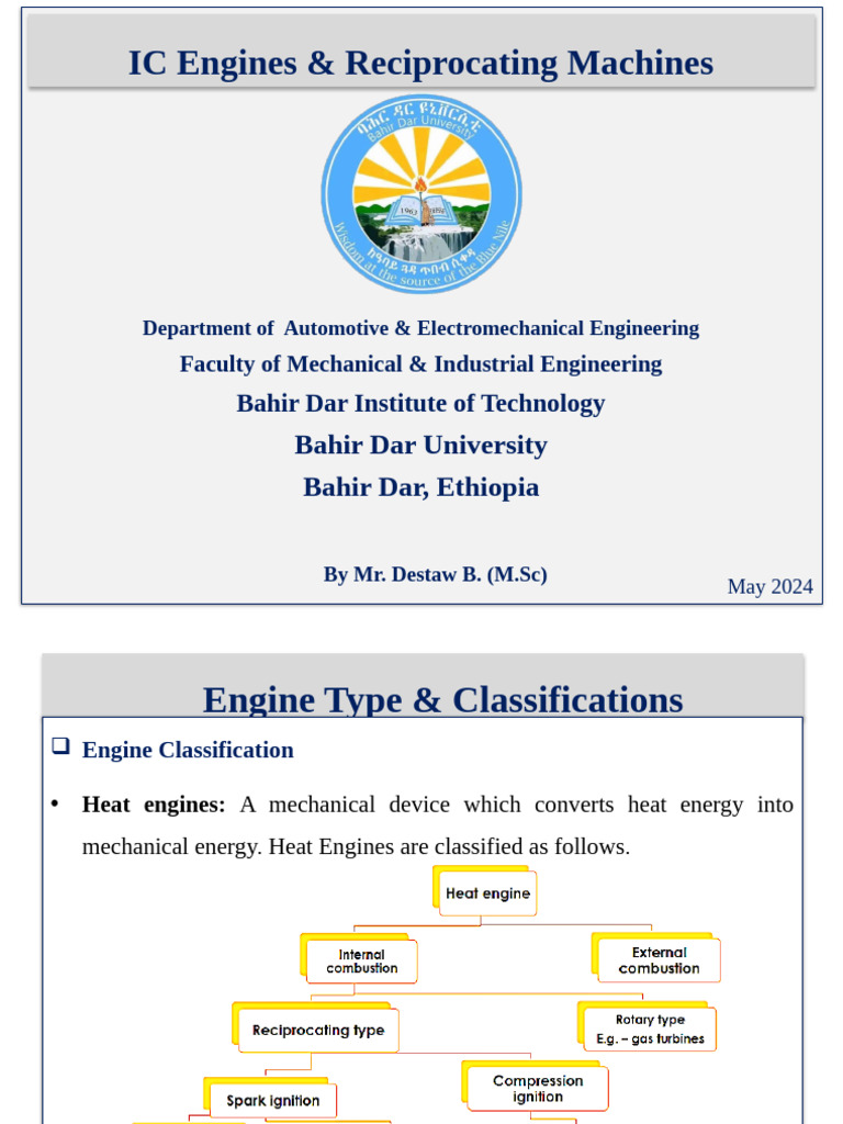 Chapter_1_IC_Engines | PDF | Internal Combustion Engine | Engines