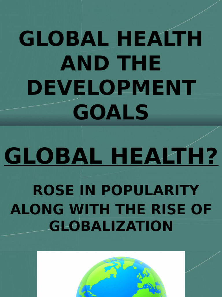 Global Health Trends | PDF