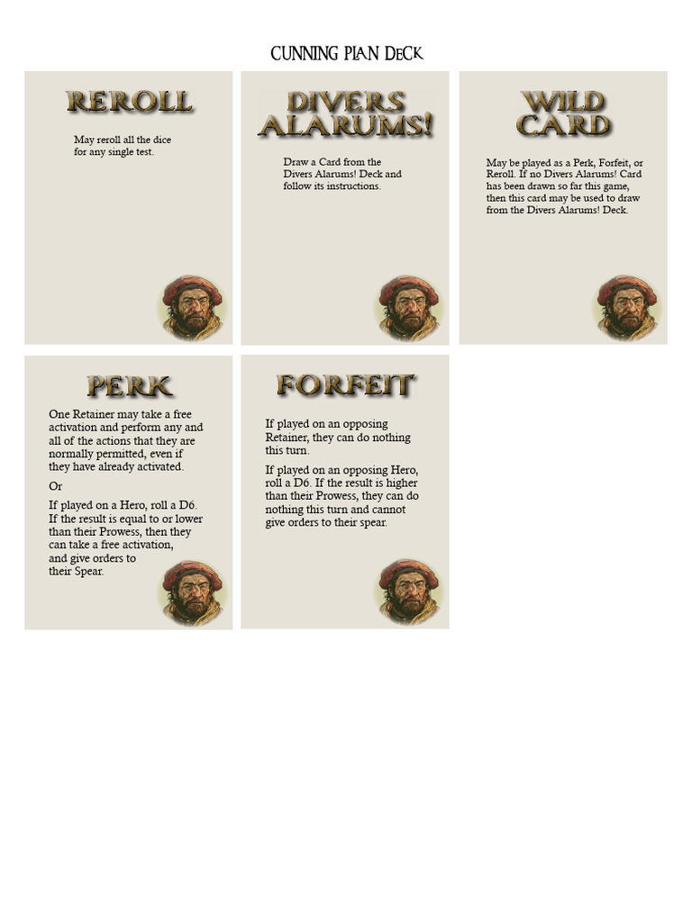 Ruckus Cunning Plan Deck New | PDF
