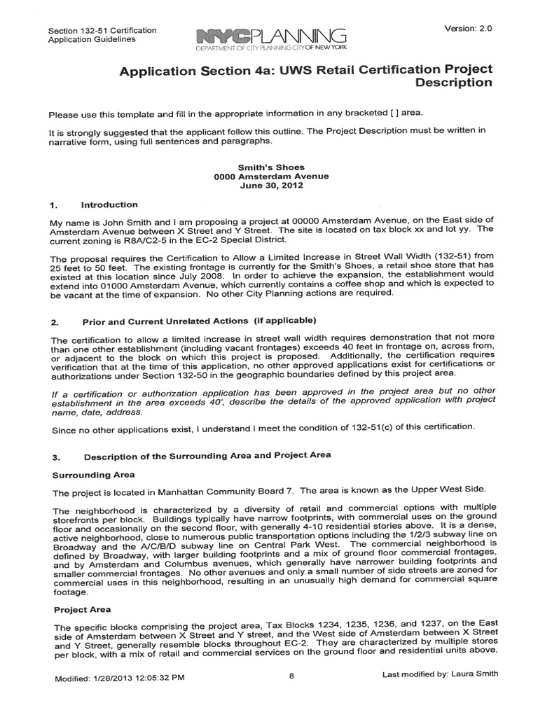 Project Description Sample | PDF