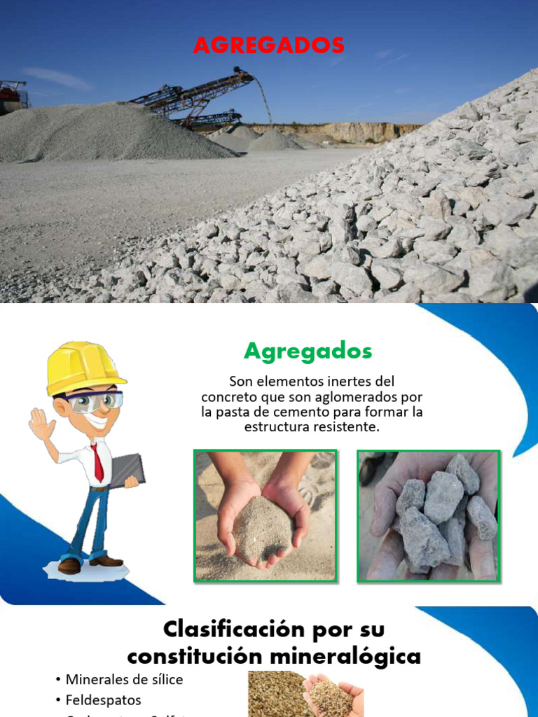 Clasificación y Humedad de Agregados en Concreto | PDF | Hormigón | Grava