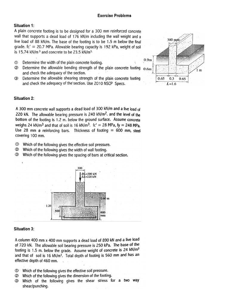 Exercise Problems | PDF
