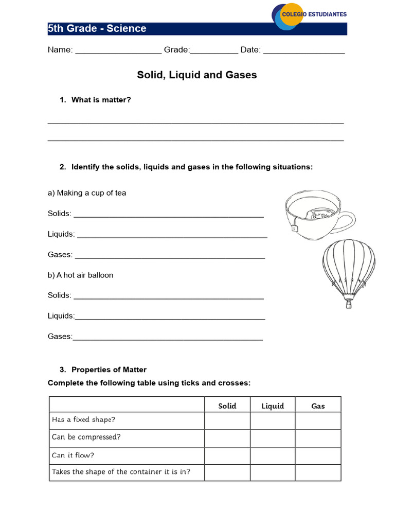 Solid, Liquid and Gases | PDF