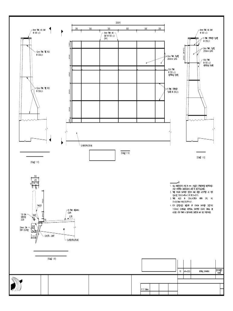 Crash Barrier-Shuttering 1 | PDF | Streets And Roads | Transport