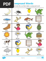 Rainbow Compound Words Activity | PDF | Language Arts & Discipline