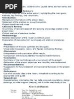 College Project Report Template | PDF