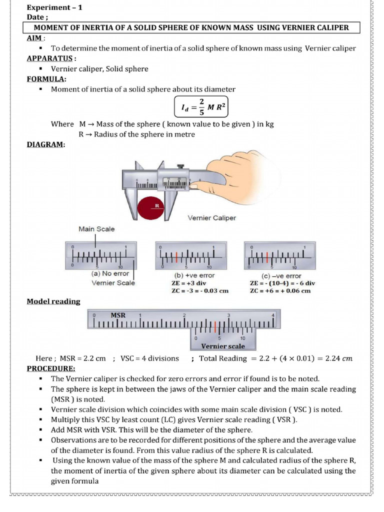 11th Physics Practical EM | PDF