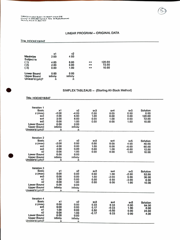 OROT - Linear Programming Problem (1-2) | PDF | Mathematical Optimization