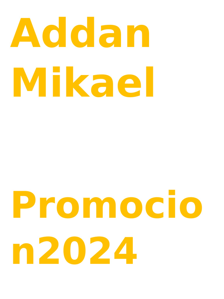 Addan Mikael | PDF