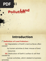 Geography (Land Pollution) Project | PDF