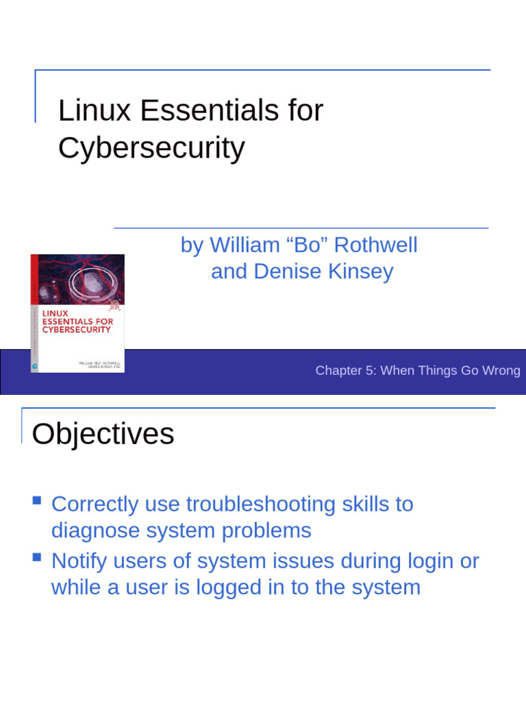 Linux Essentials PPT-CH05 - Final | PDF | Troubleshooting | Computing