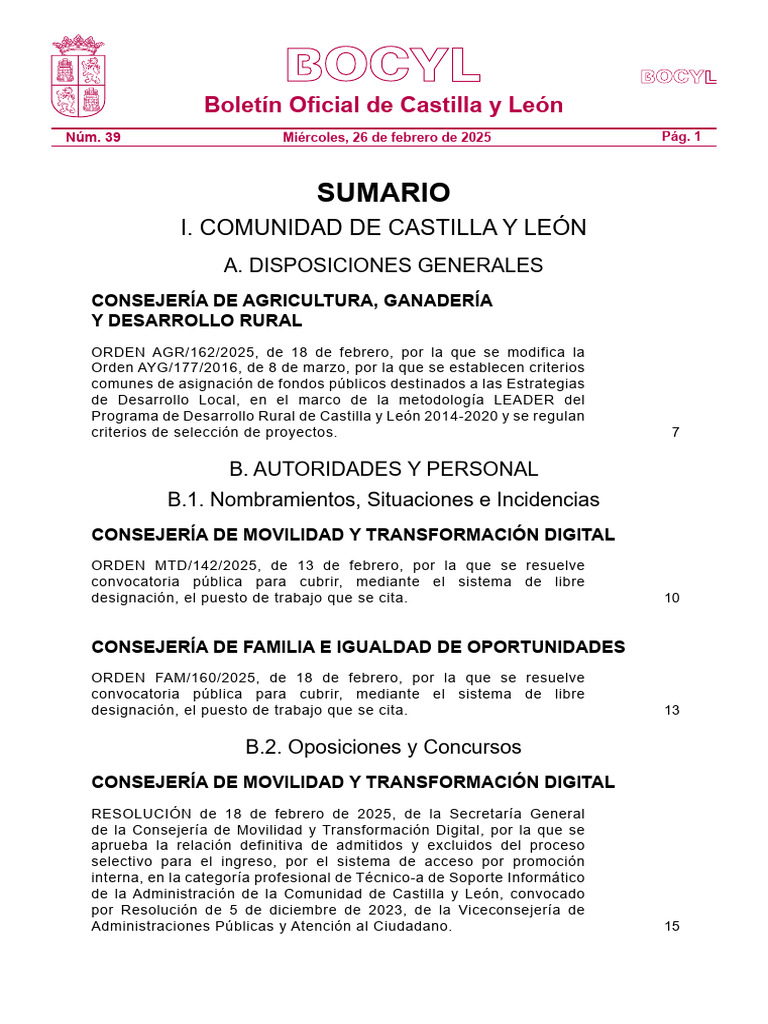 Bocyl S 26022025 | PDF | Gobierno local