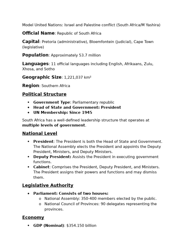 Model United Nations-Resolution 3 | PDF | State Of Palestine | World ...