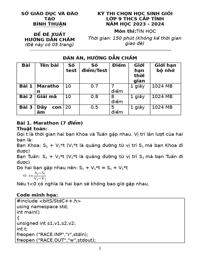 Huongdan Cham - de - Xuat - Tin-Hsg 19 - 4 - 2024 | PDF