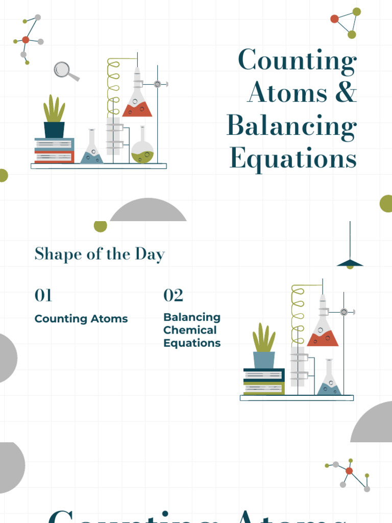 Science 10_ Counting Atoms & Balancing Equations | PDF | Chlorine ...