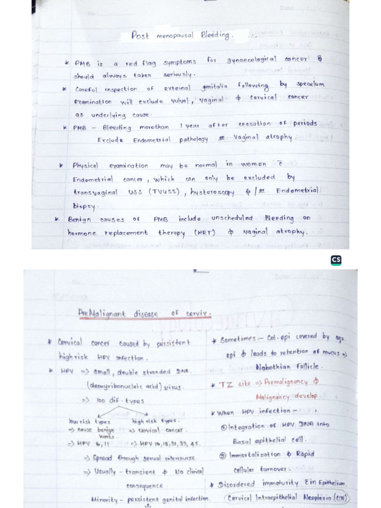 Post Menopausal Bleeding | PDF