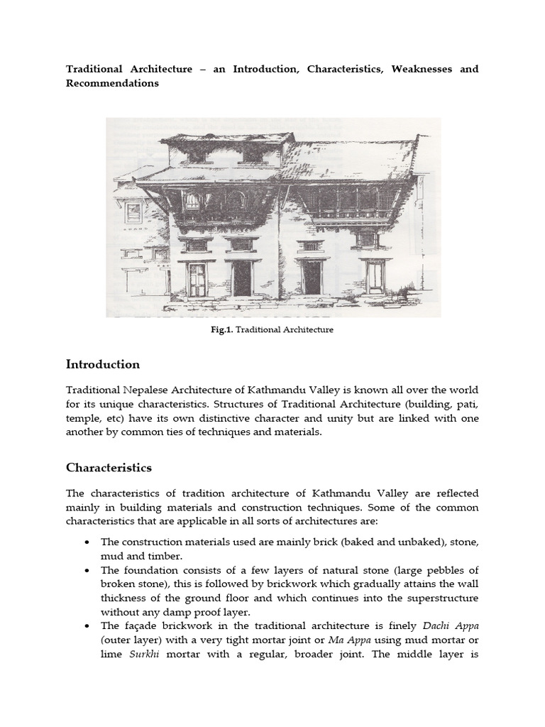 Enhancing Traditional Nepalese Architecture | PDF | Roof | Framing ...