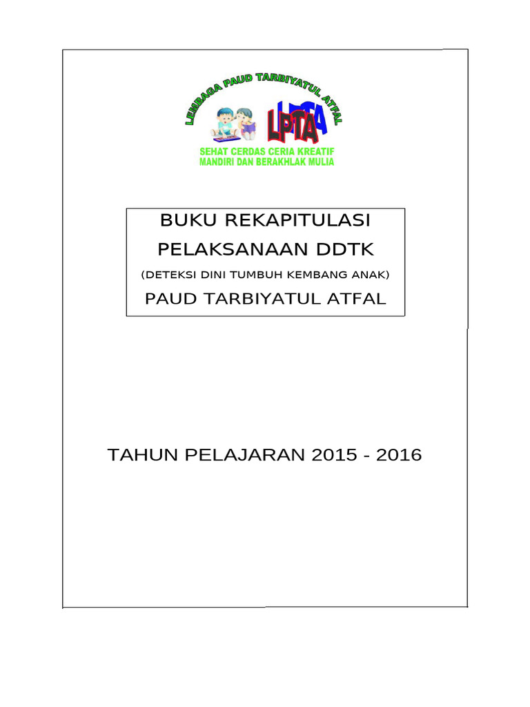 Sampul Buku DDTK | PDF