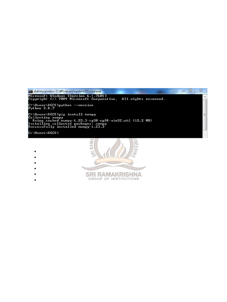 Cs3361-Data Science Lab Manual | PDF | Matrix (Mathematics) | Computer ... Cs3361-Data Science Lab Manual | PDF | Matrix (Mathematics) | Computer ...