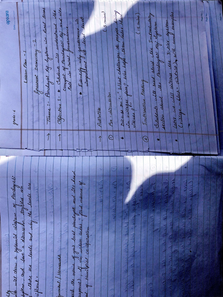 Shanu Priya 2nd Week Plans | PDF