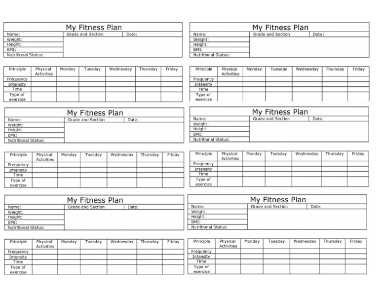 Activity Sheet PATHFIT 1 | PDF