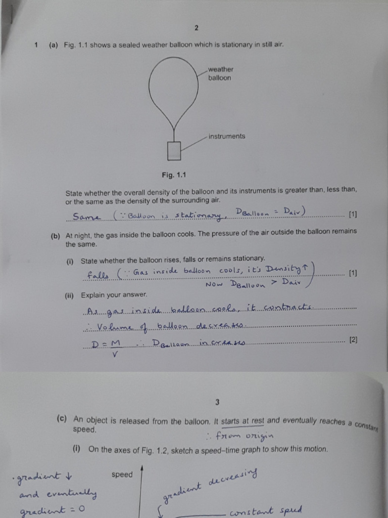 Answers To Past Paper Questions | PDF