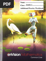 Envision Math Homework Workbook Answer Keys | PDF | Mathematics | Worksheet