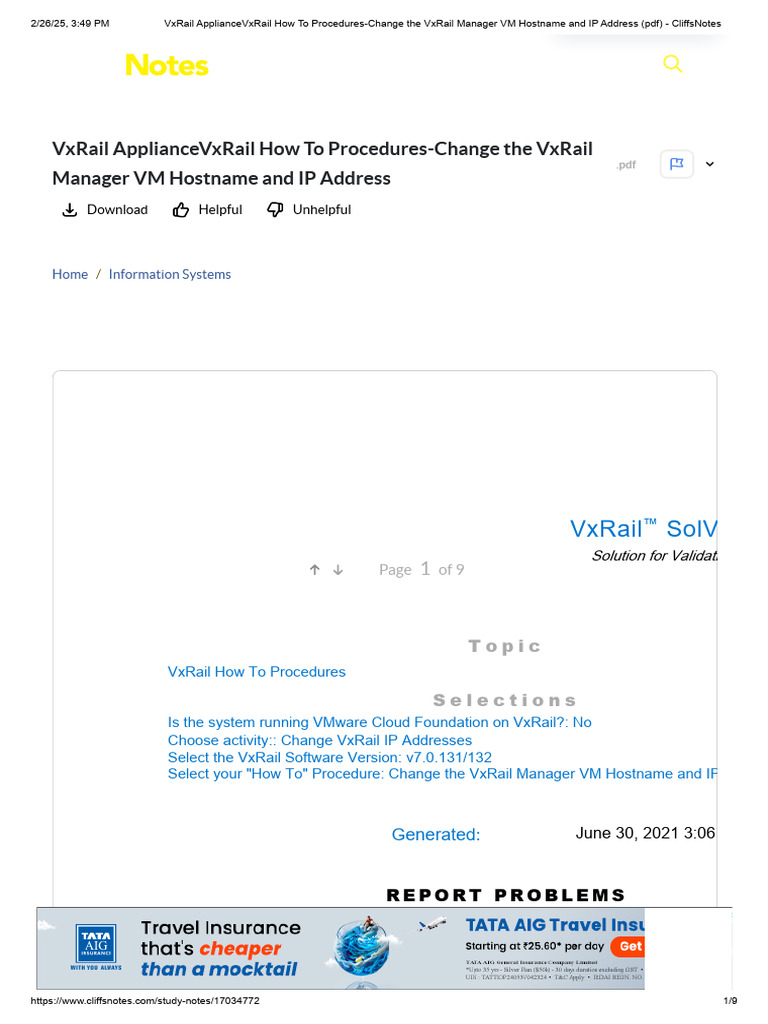 VxRail ApplianceVxRail How To Procedures-Change The VxRail Manager VM Hostname and IP Address ...